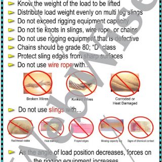 Rigging Equipment Inspection Poster – RiskWise